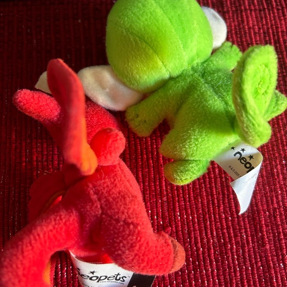 Neopets | Toys | Neopets Mini Mcdonalds Plush Monkey Dragon Y2k 9s ...